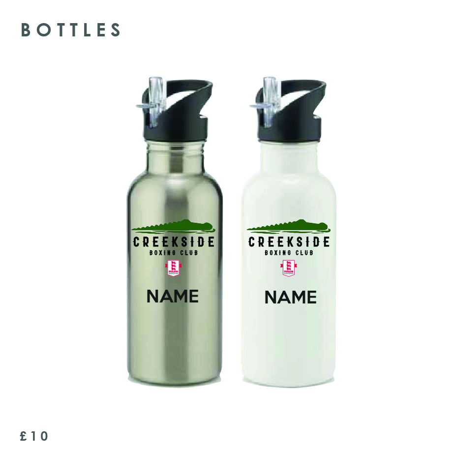 Creekside Boxing Club Drinks Bottle : Xerosix, Personalised Uniform ...